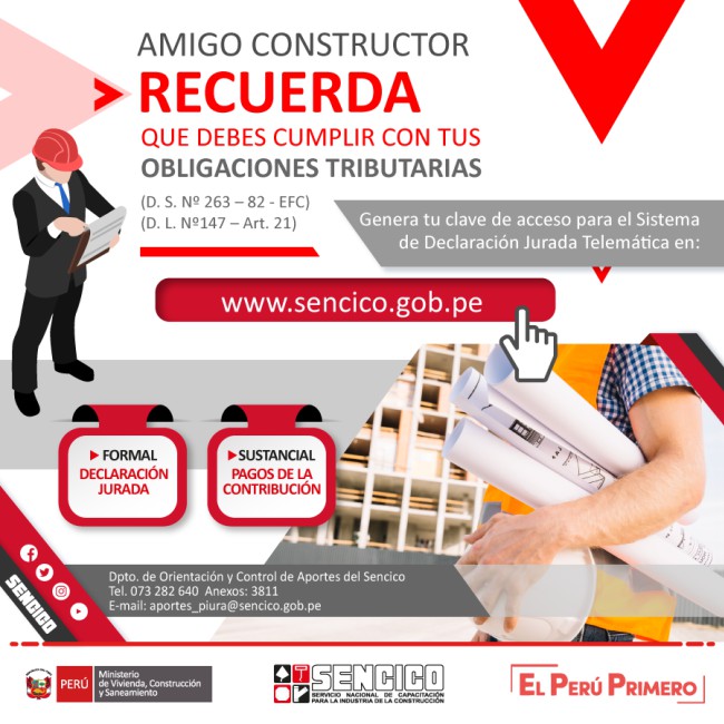 Contribución al SENCICO